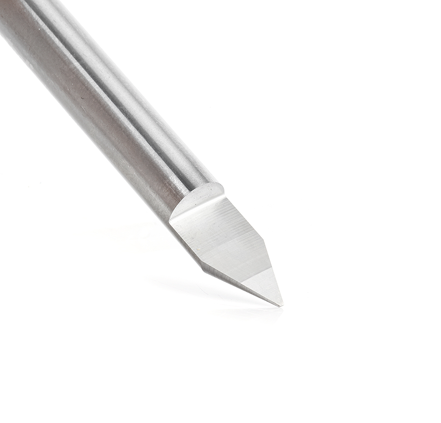 45622 Solid Carbide 45 Degree Engraving 0.025 Tip Width x 1/4 Inch ...