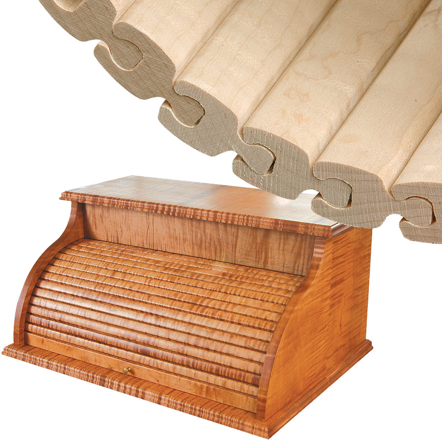 54314 3-Piece Carbide Tipped Tambour Door / Appliance Garage Door 1/2 ...