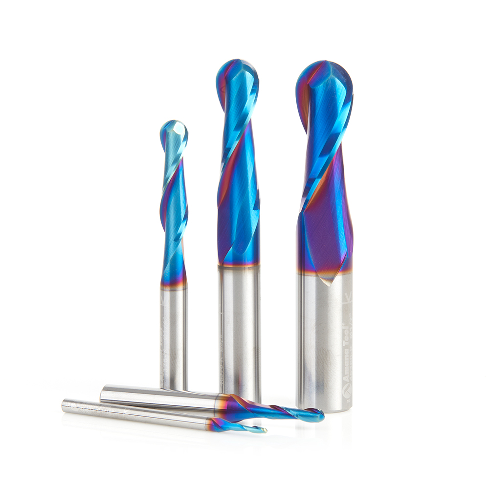 AMS-290-K 5-Piece Solid Carbide CNC Spektra™ Extreme Tool Life Coated ...