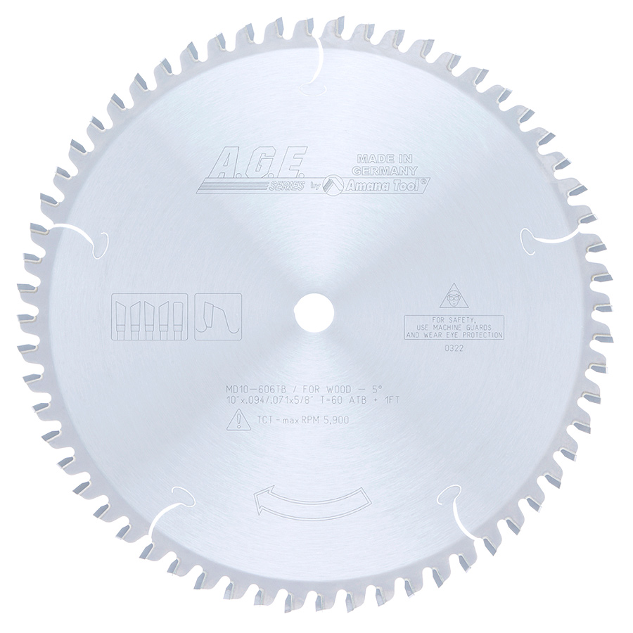 Md10 606tb Carbide Tipped Thin Kerf Sliding Compound Miter And Radial Arm