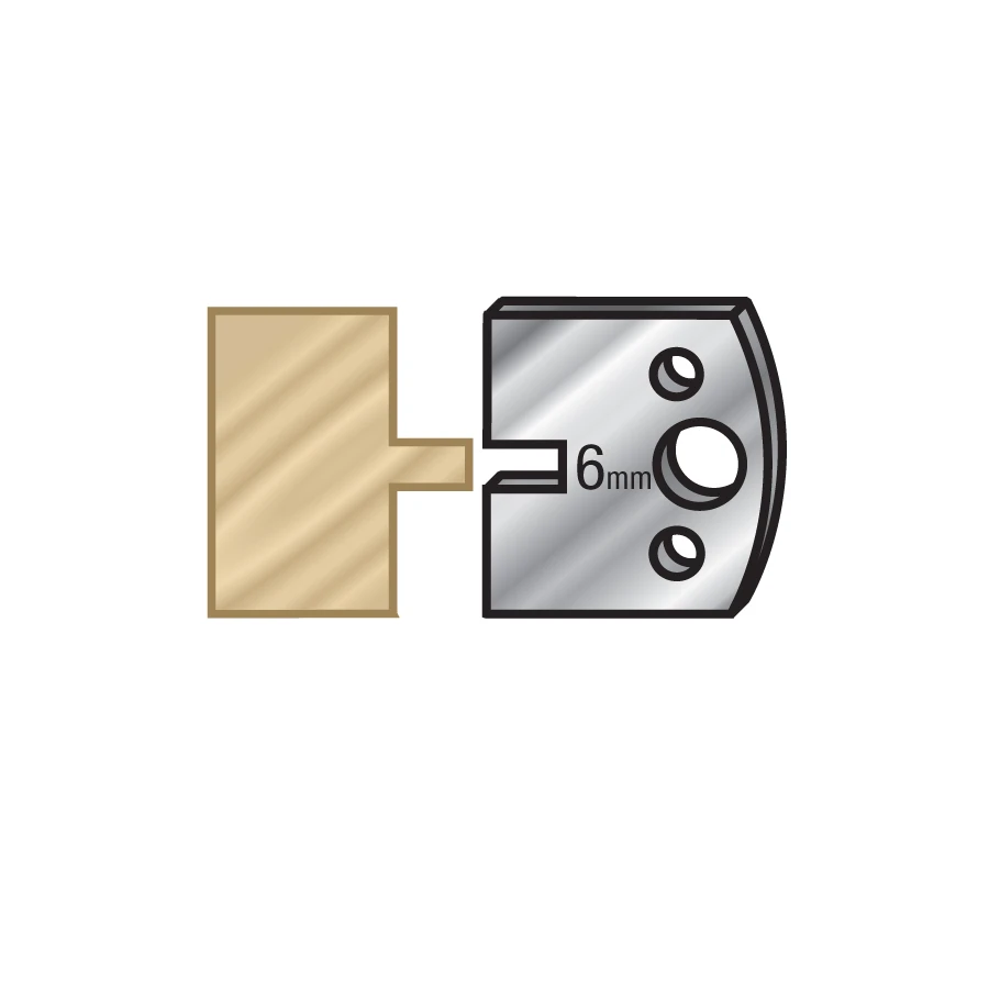 64F017 Pair of 40mm Steel Knives for Profile Pro Inserts: Insert Shaper ...