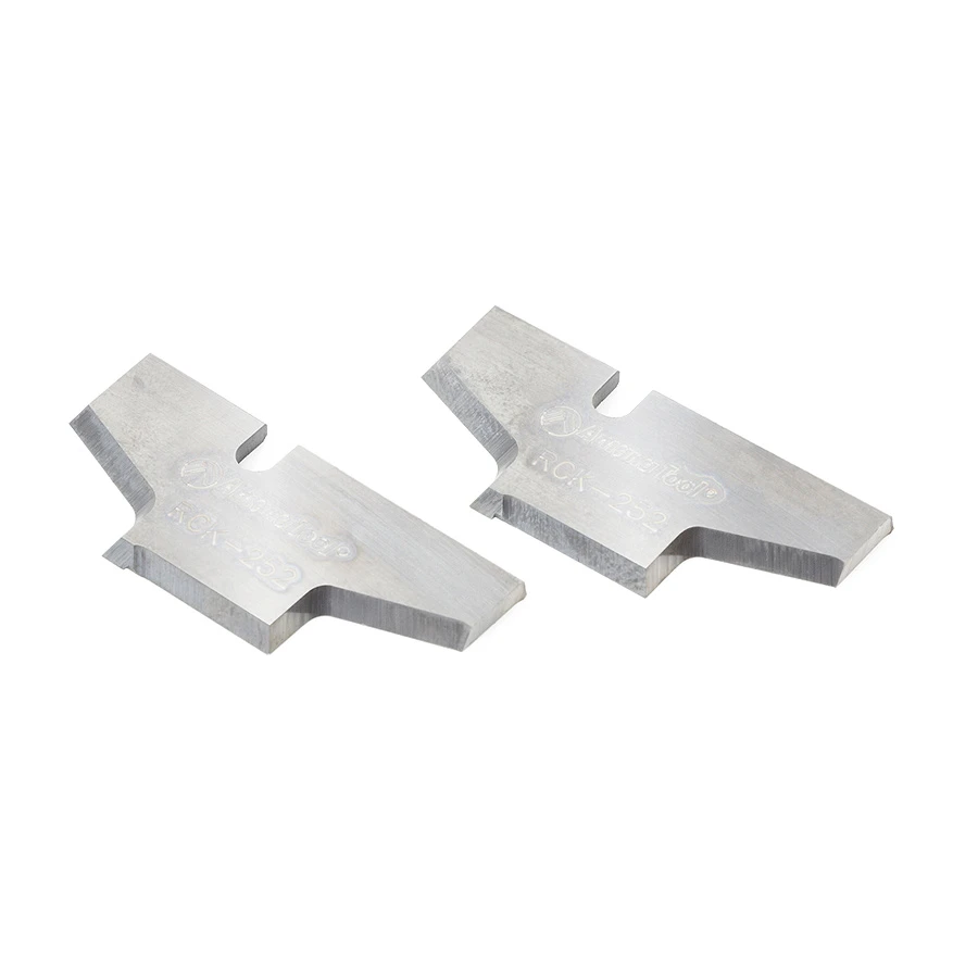 Pair of Solid Carbide Cabinet Door Edge Insert CNC Replacement Knives ...