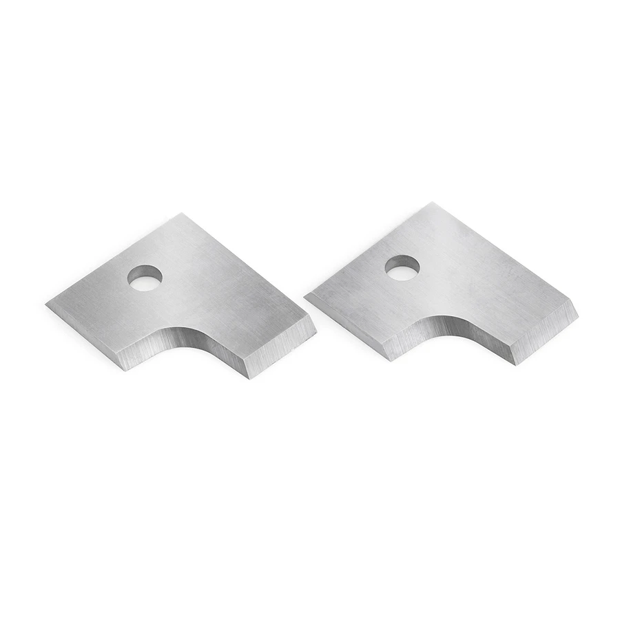 RCK-284L Pair of Solid Carbide Insert Knives 5mm Radius for Double ...