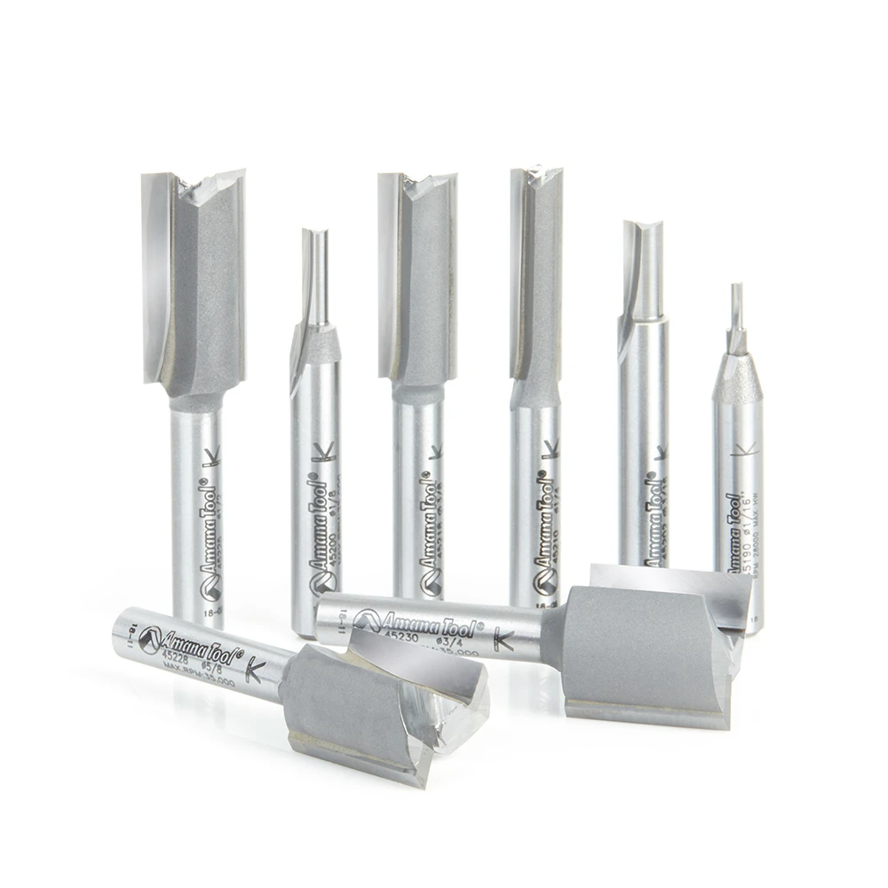 CNC Router Bit Sets - Industrial Solid Carbide & Carbide Tipped - Amana ...
