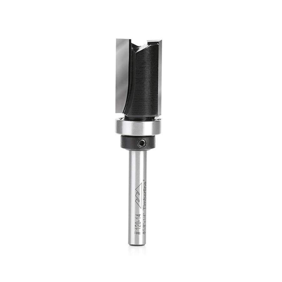 120-14 Carbide Tipped Flush Trim Plunge 5/8 Dia x 1 x 1/4 Inch Shank ...
