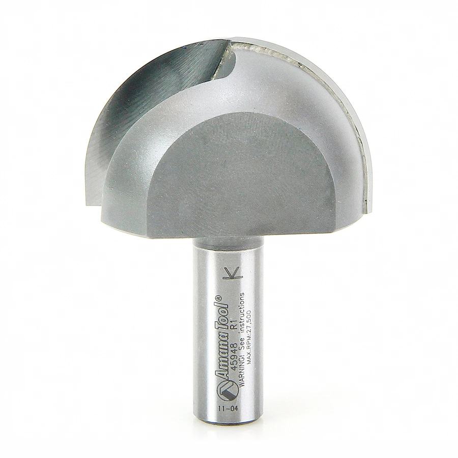 45948 Carbide Tipped Core Box 1 Inch Radius x 2 Inch Dia x 1-1/4 x 1/2 ...